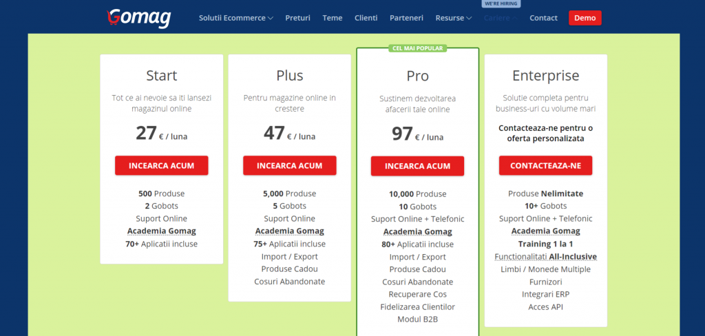 Platforma eCommerce Gomag vs Alte Platforme Open Source - Blog ...