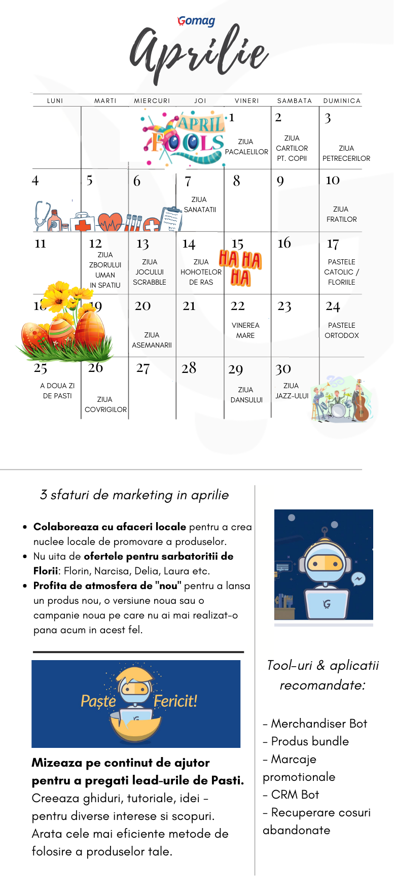 Planul de marketing 2022 - Calendar pentru 365 de zile de vanzari si profit