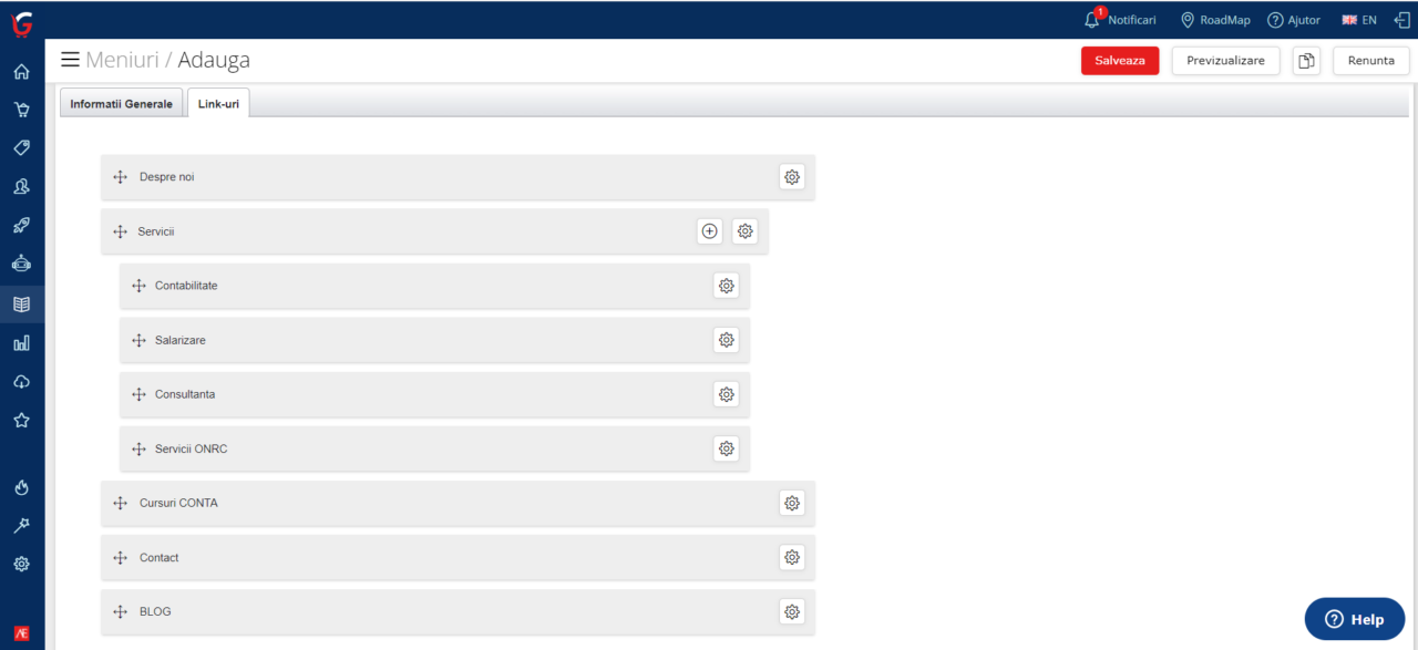 Cum alegi categoriile, meniurile si filtrele in magazinul tau online